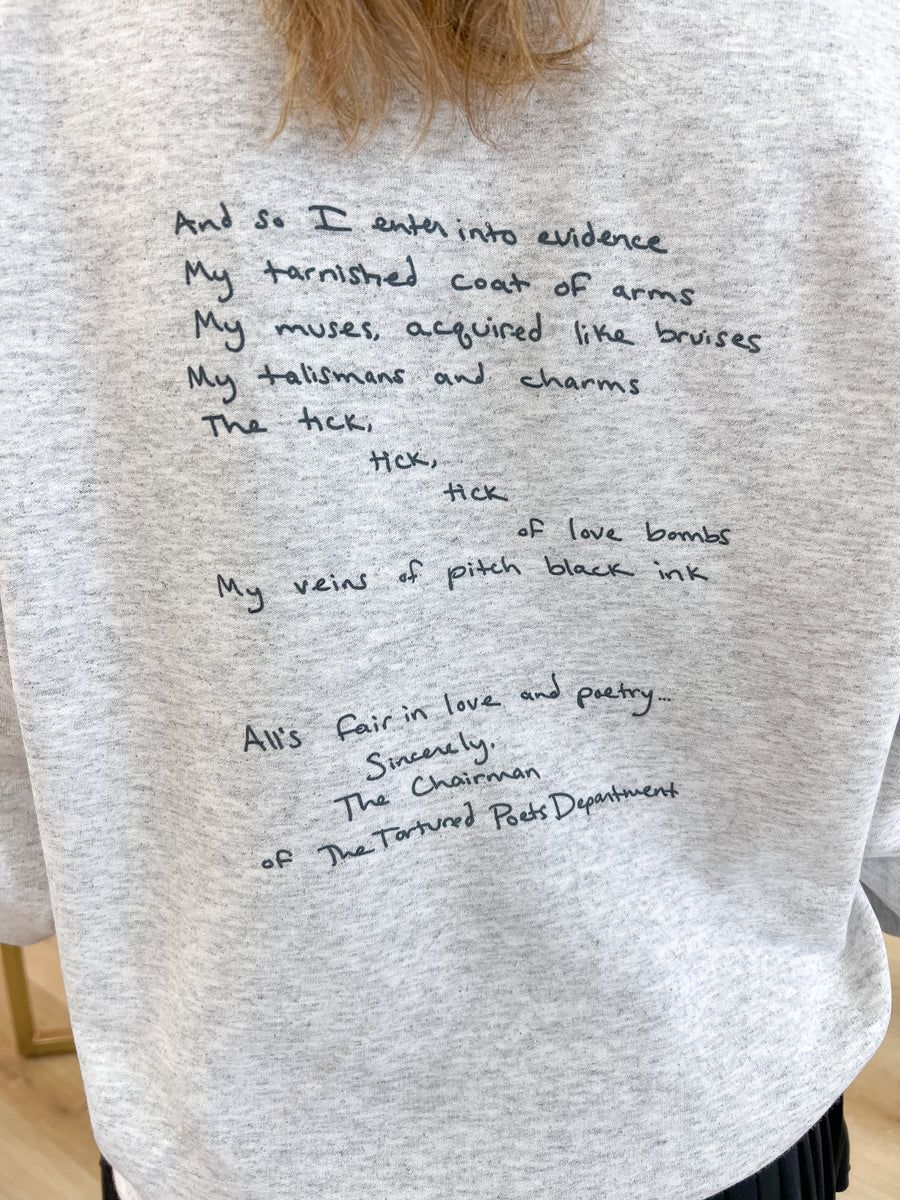 TTPD Sweatshirt- Grey – VACE