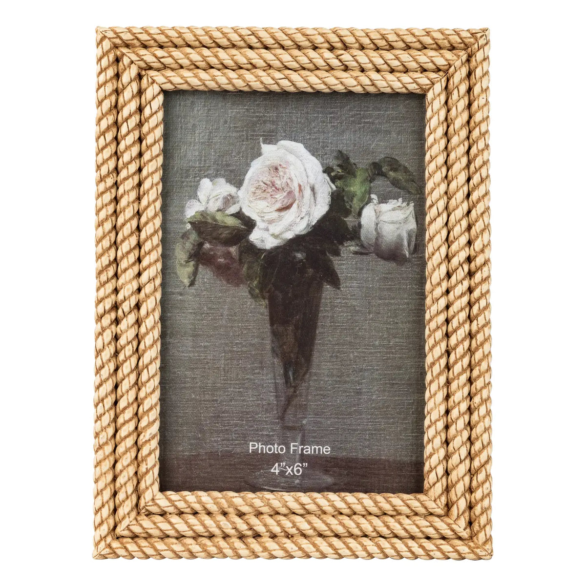 4X6 Natural Rope Pattern Frame – VACE