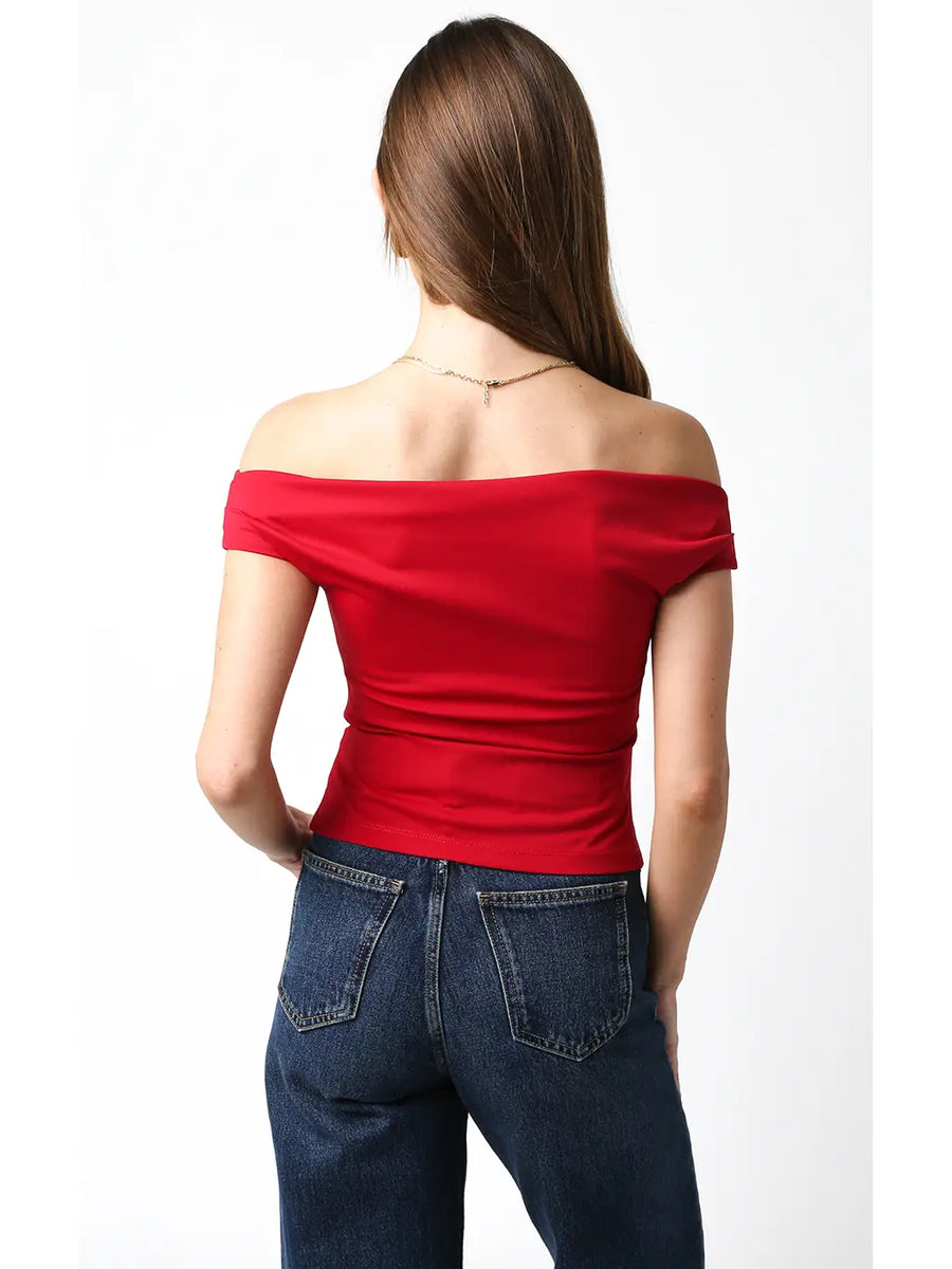 Leslie Top- Red – VACE
