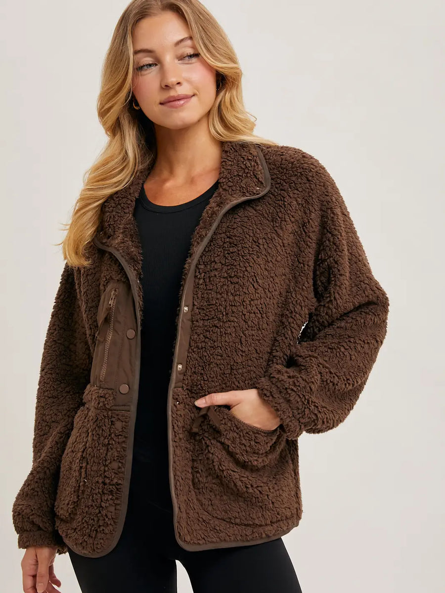 Jess Jacket- Brown – VACE
