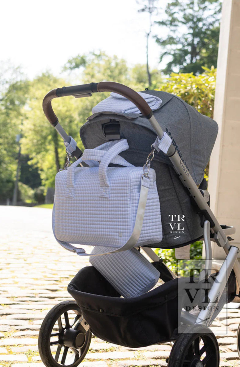 TRVL Stroller Bag- Blue Stripe – VACE