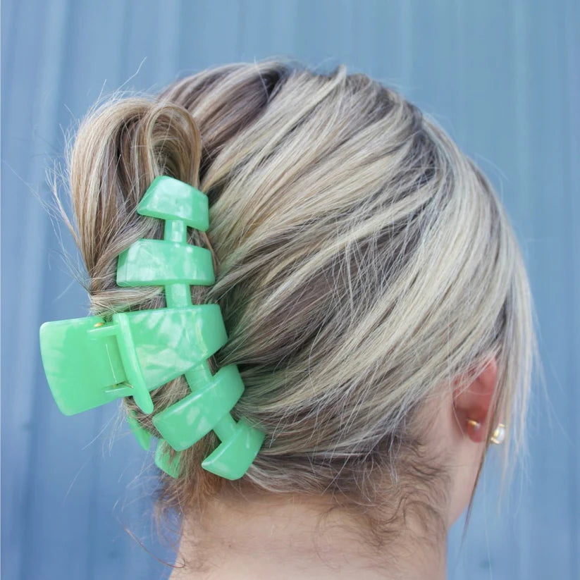 TELETIES Large Classic Hair Clip- Spring Splash – VACE