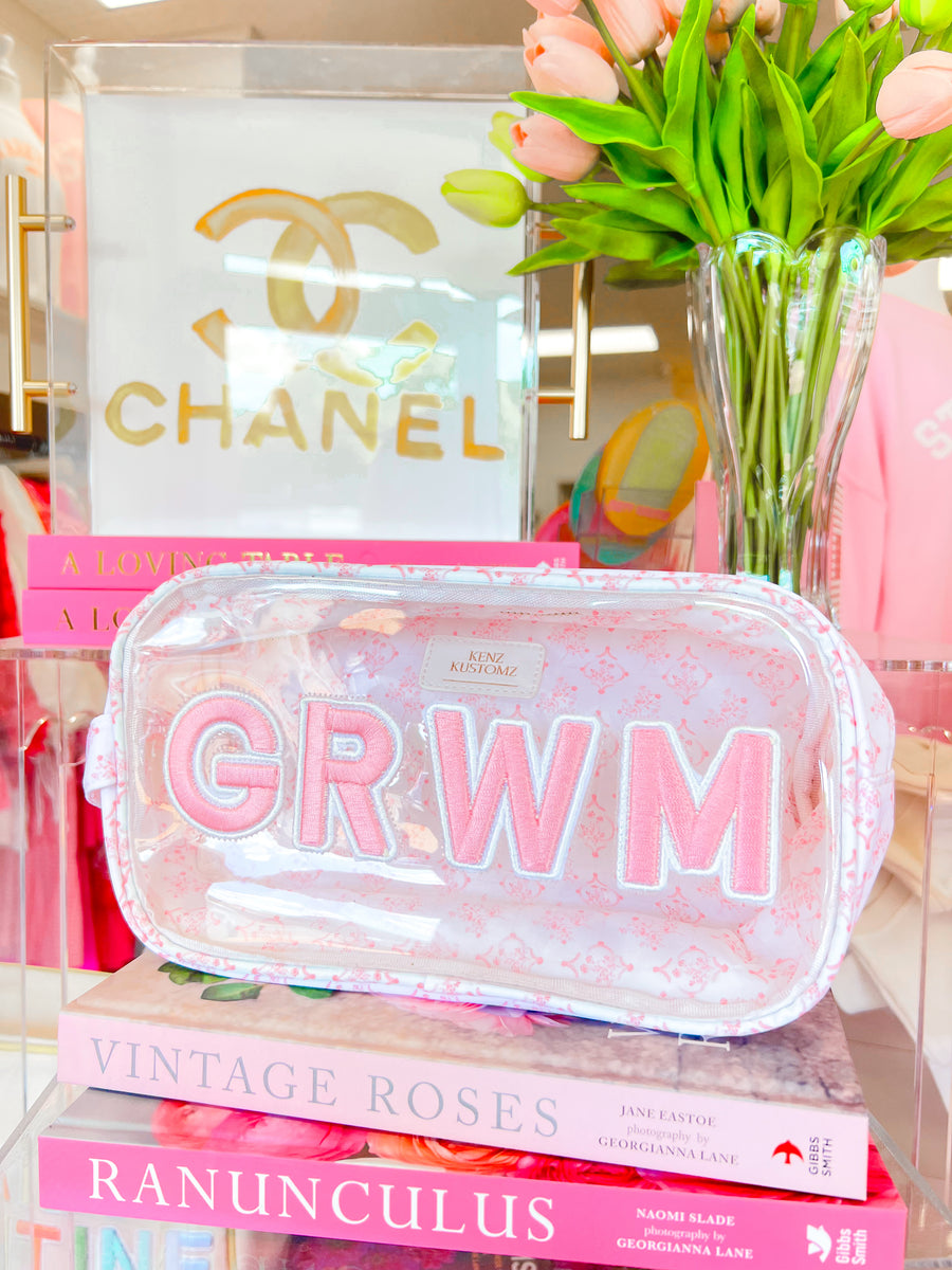 GRWM Bag- Pink Toile – VACE