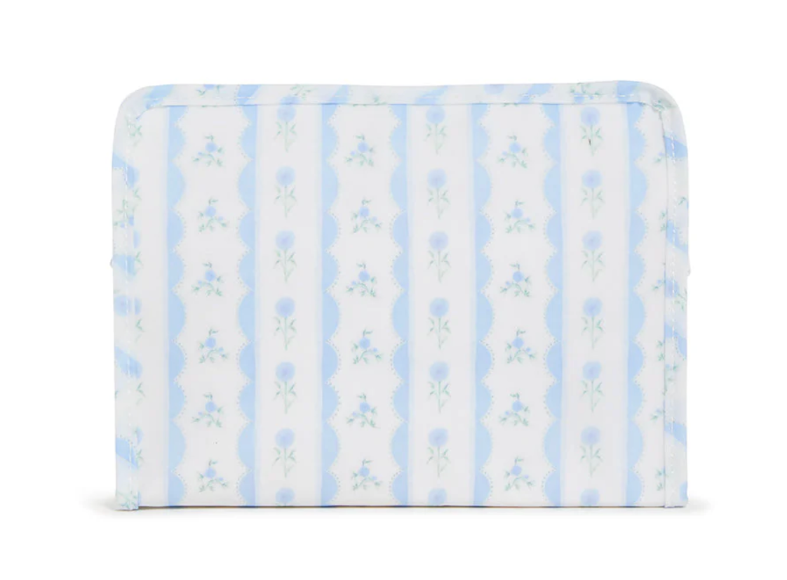 Medium Roadie Pouch- Blue Ribbon Floral – VACE